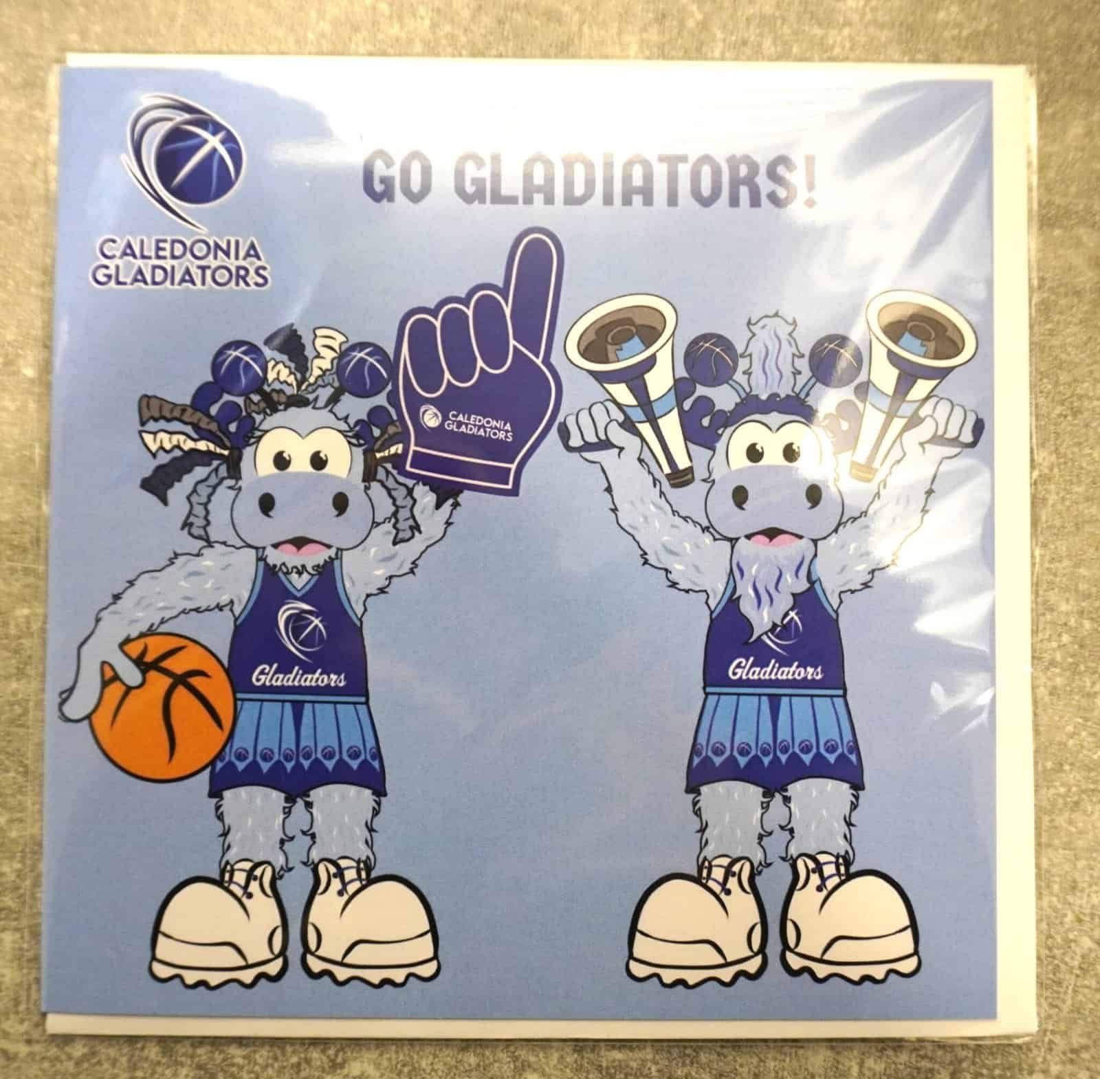 Go Gladiators Card | Caledonia Gladiators | Caledonia Gladiators